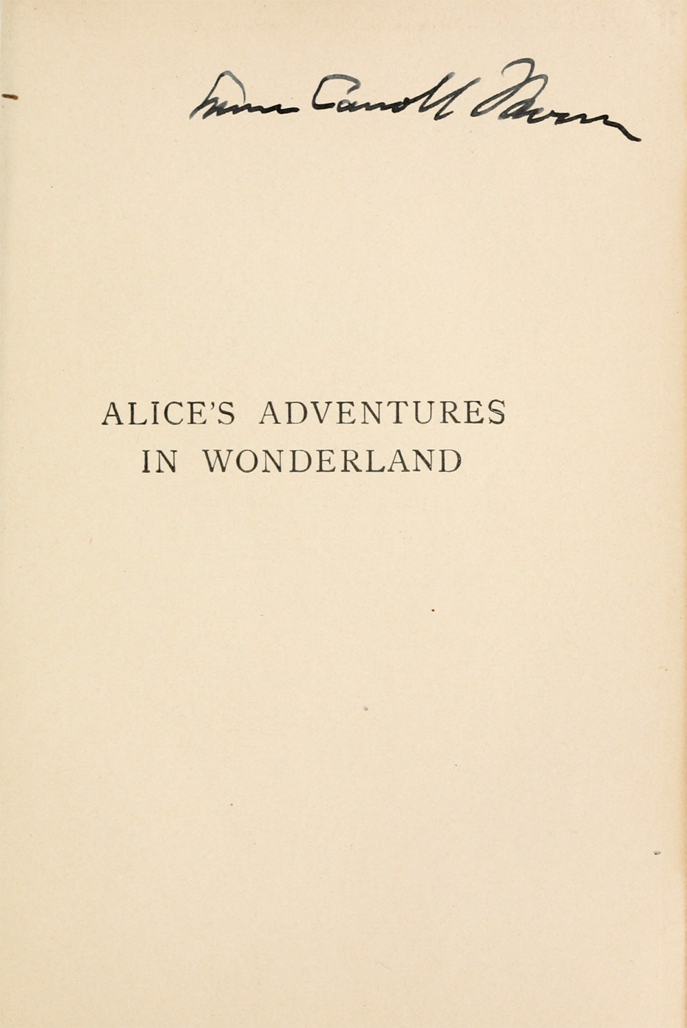 Library of Congress: Book Turner: Alice's Adventures in Wonderland